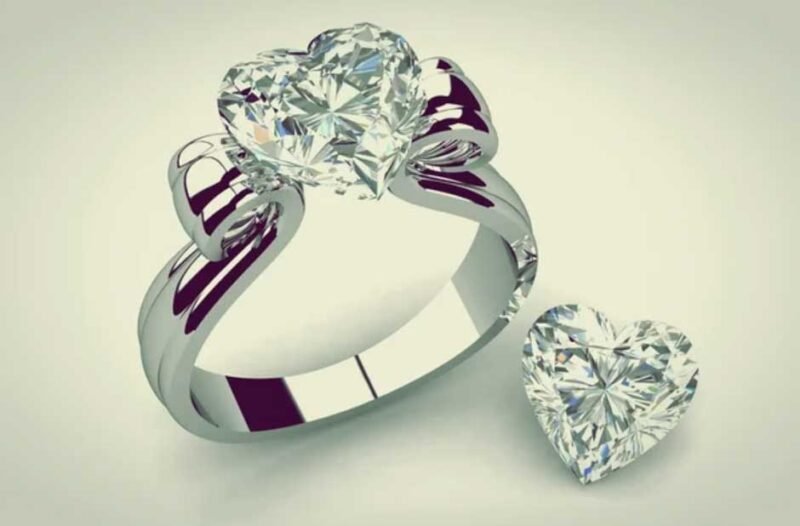 Express Your Love with a Stunning Heart-Shaped Cut Diamond Ring ...